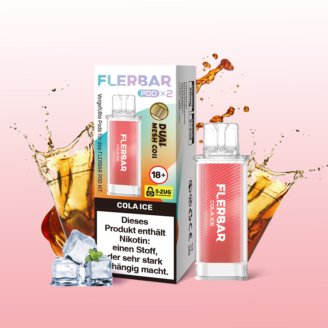 2x POD Cola Ice | Flerbar Pods | Flerbar Onlineshop 2x POD Cola Ice | Flerbar Pods | Flerbar Onlineshop